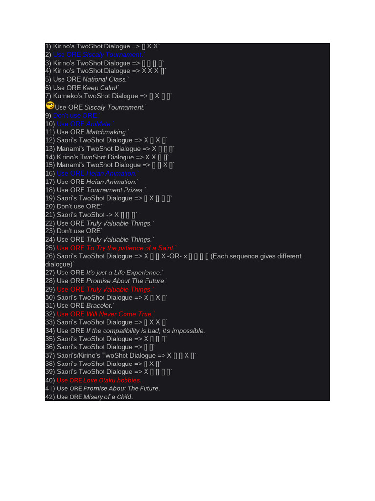 Saori's Good Ending | PDF