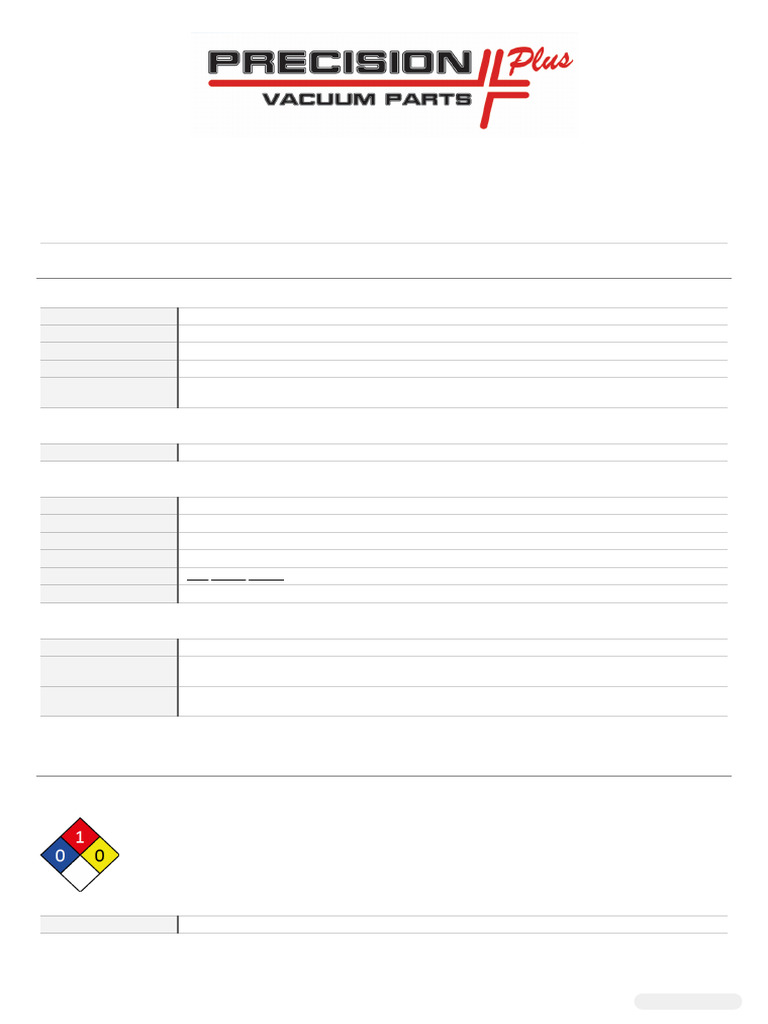 VPL M100 Safety Data Sheet | PDF | Fires | Toxicity