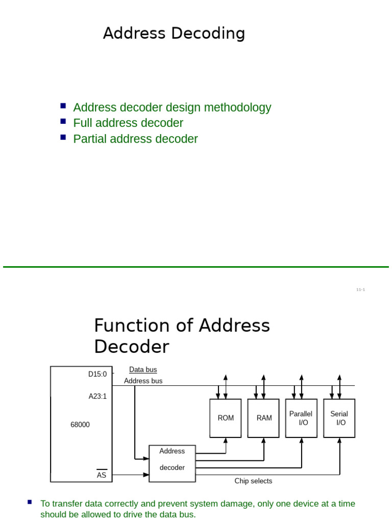 Address Decoding Note 1 | PDF | Computer Memory | Electrical Engineering