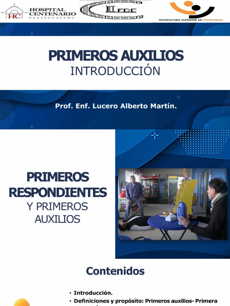 1 - Primeros Respondientes y Primeros Auxilios Compressed | PDF