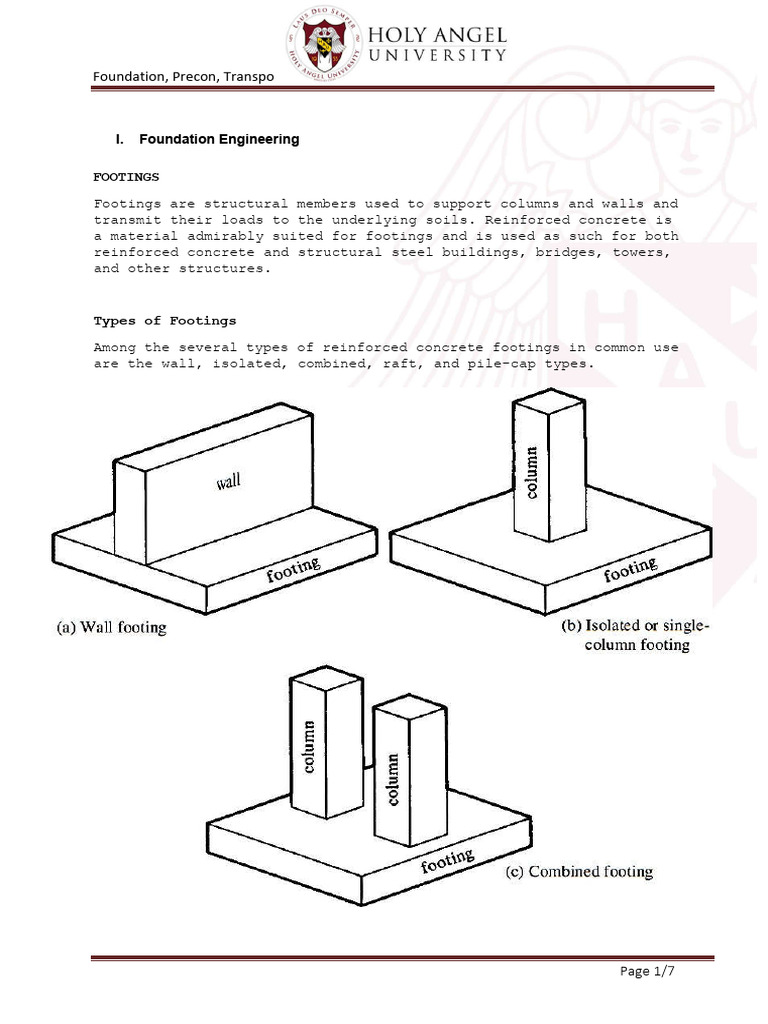 Transpo Precon Footing | PDF | Beam (Structure) | Stress (Mechanics)