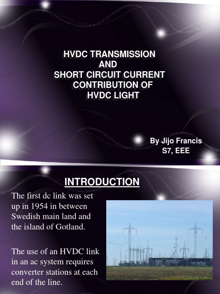 HVDC Final | PDF | High Voltage Direct Current | Electric Power Transmission