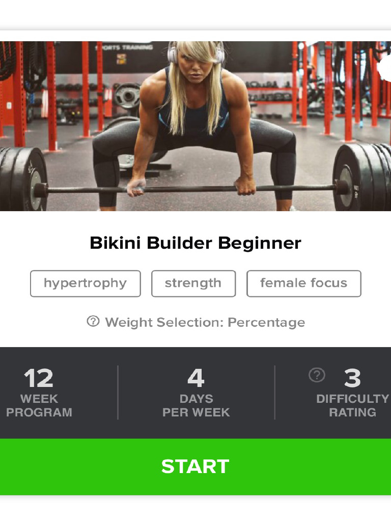 Bikini Builder Beginner | PDF