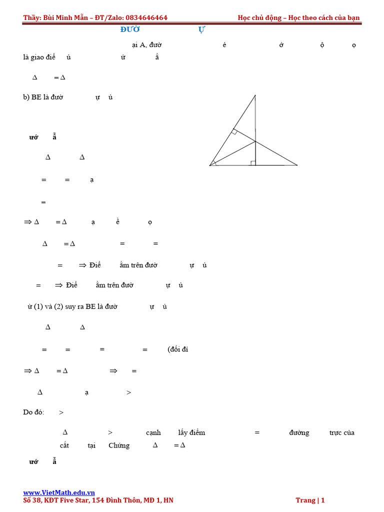 (NCT7) CĐ 3 Đư NG Trung TR C C A Tam Giác | PDF