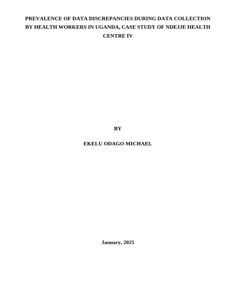 Michael Research Report | PDF | Sampling (Statistics) | Sample Size ...