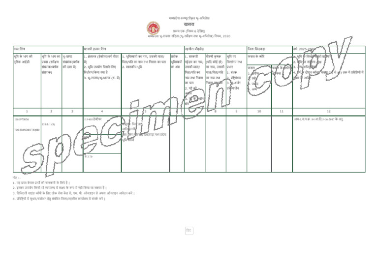 Khasra 151-1-1 | PDF