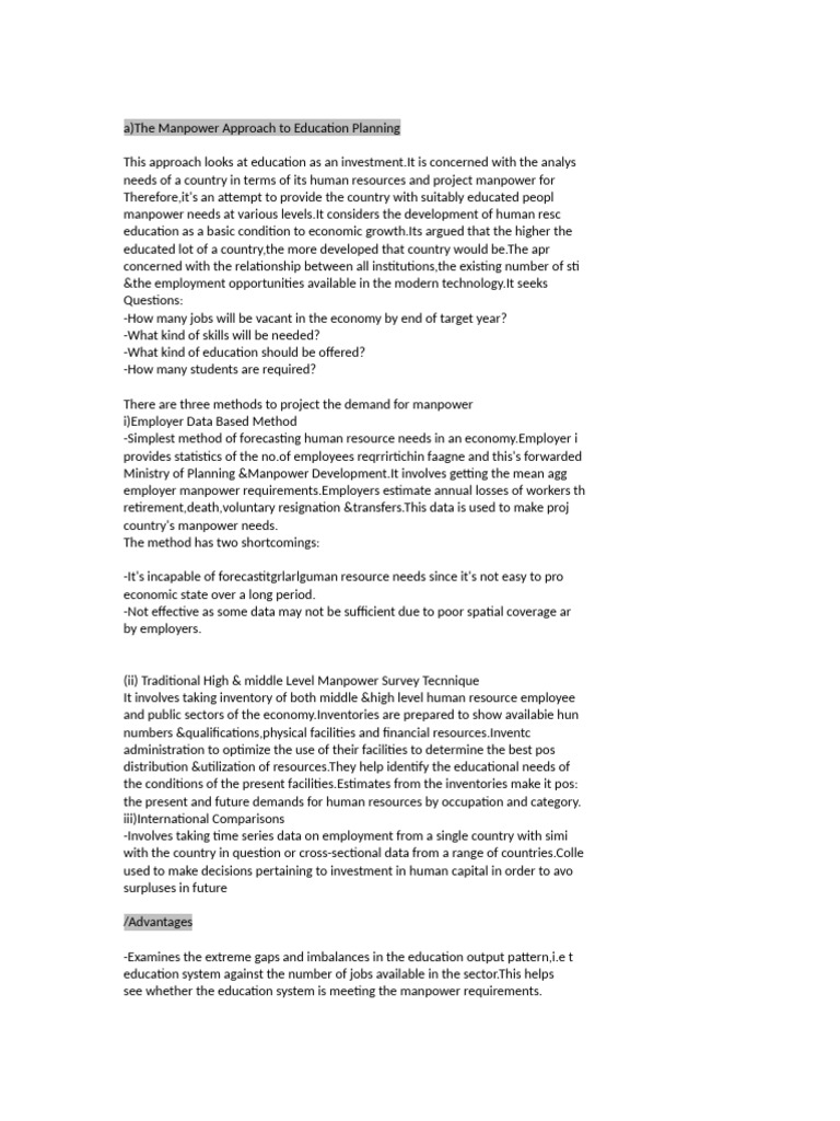 A) The Manpower-WPS Office | PDF | Labour Economics | Employment