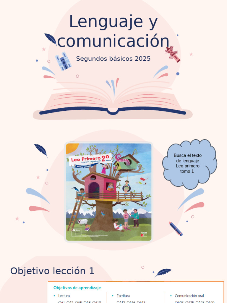 Lenguaje Leo Primero Lección 2 Pdf