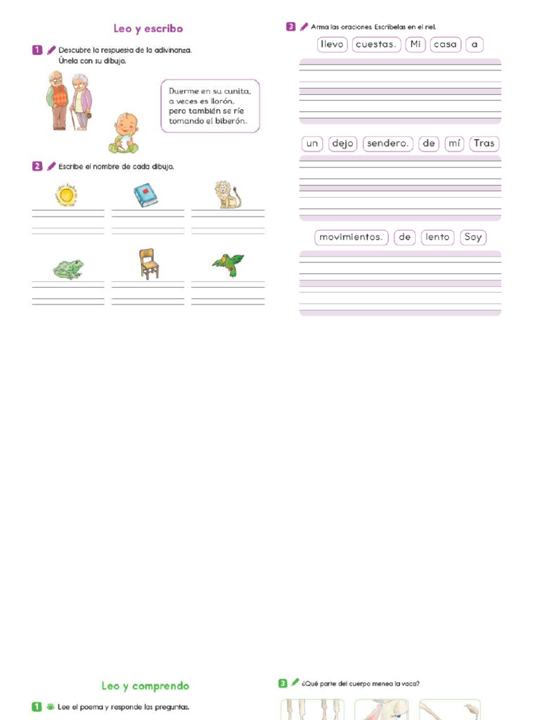 Comprension Lectora Unidad 0 | PDF