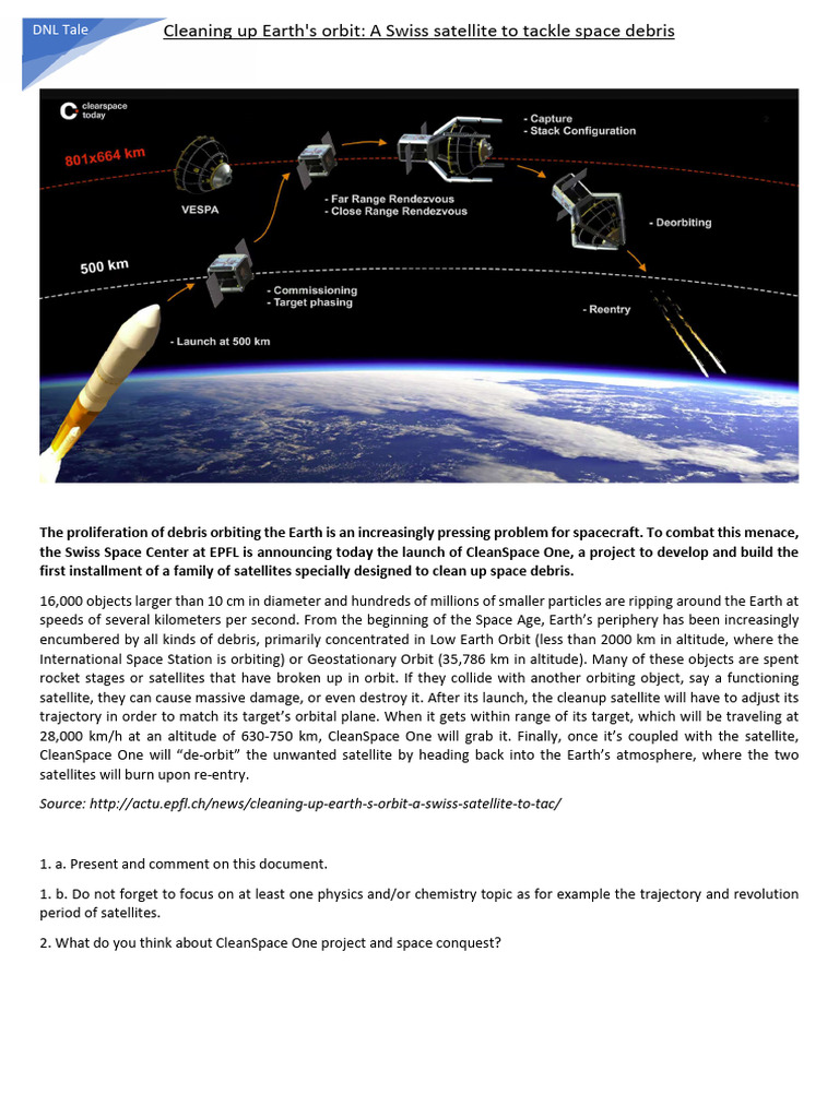 Cleaning Up Earth S Orbit | PDF