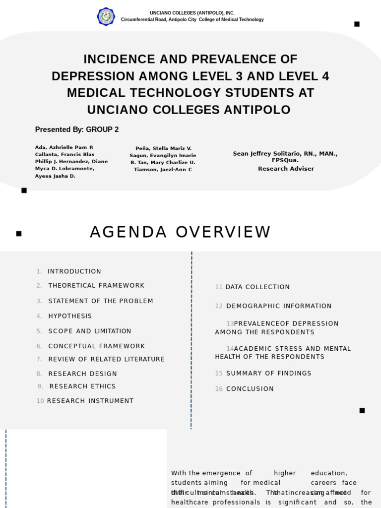 GROUP-2-PRESENTATION | PDF | Major Depressive Disorder | Mental Health
