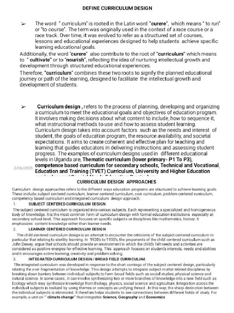 Bse Curriculum Group One[1] Phoenix | PDF
