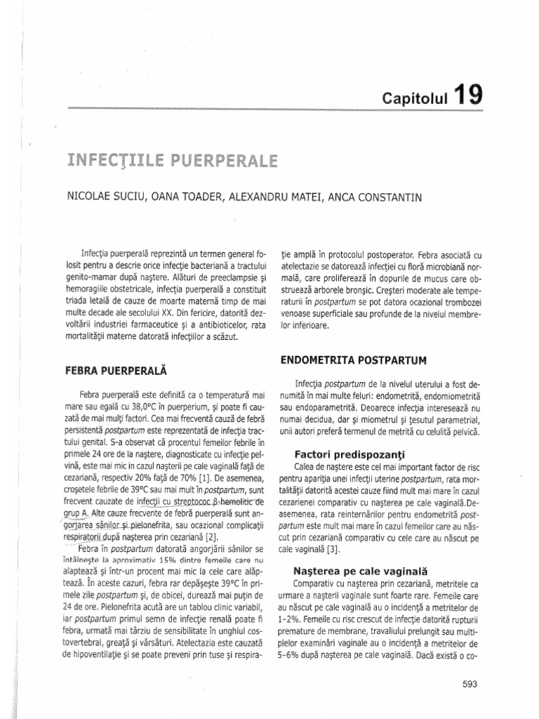 Infectii Puerperale | PDF