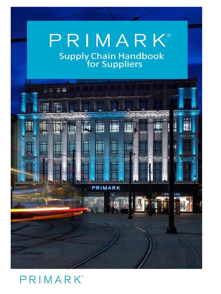 Primark Supplier Handbook Overview | PDF | Food And Drug Administration ...