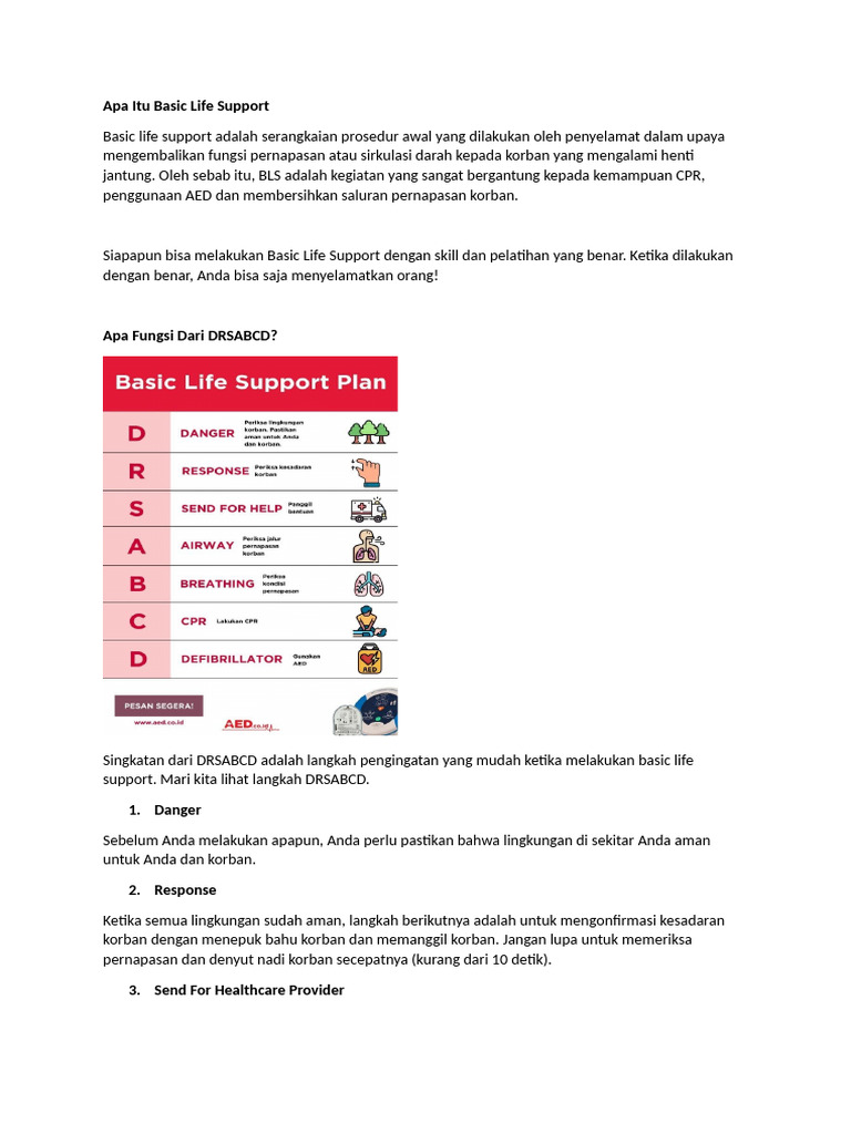 Apa Itu Basic Life Support | PDF