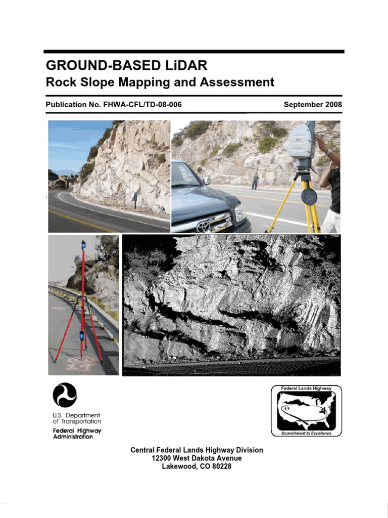 GROUND-BASED LiDAR Rock Slope Mapping and Assessment | PDF | Lidar ...