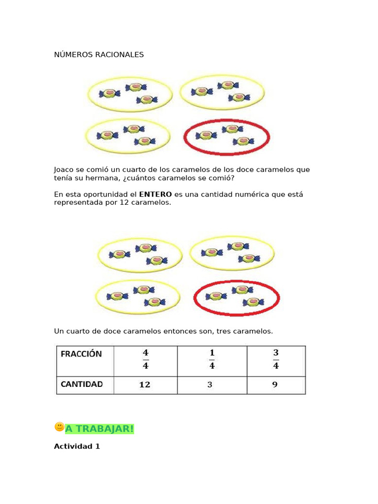 Fracciones y Cantidades en Problemas | PDF