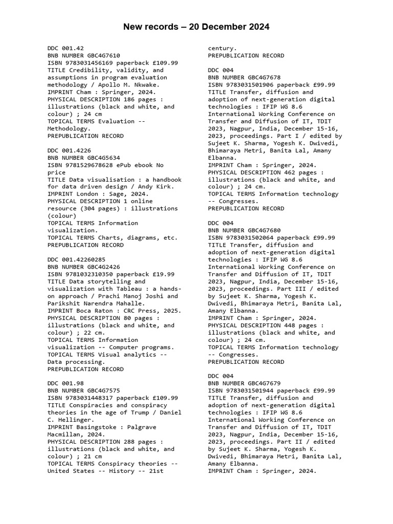 Bnblist 3823 | PDF | Machine Learning