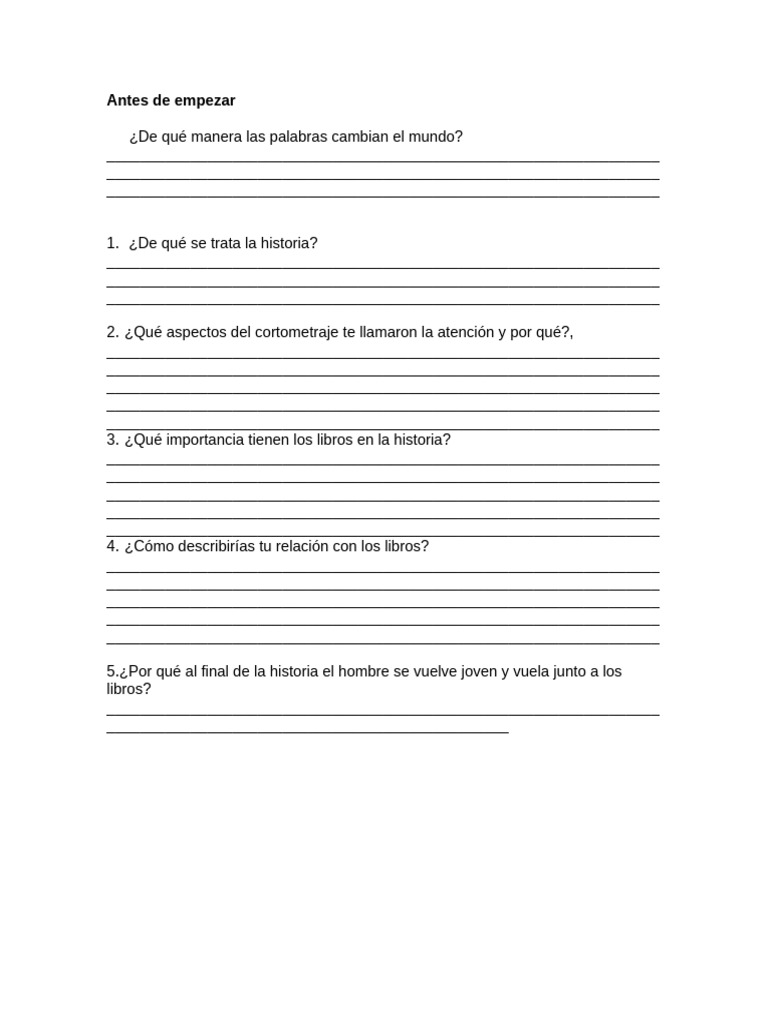 Guia Cortometraje | PDF