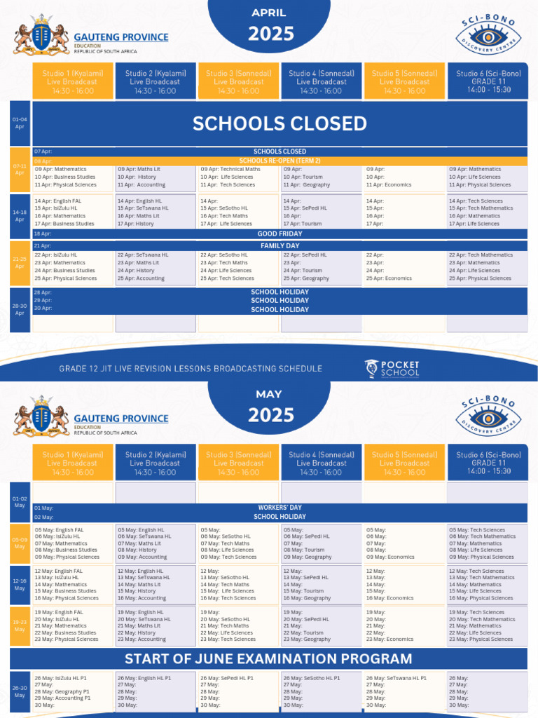 JIT Live Stream Schedule - UPDATED 2025 | PDF | Languages Of Africa ...