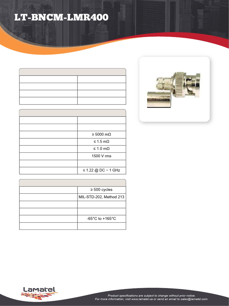 Lt Bncm Lmr400 | PDF