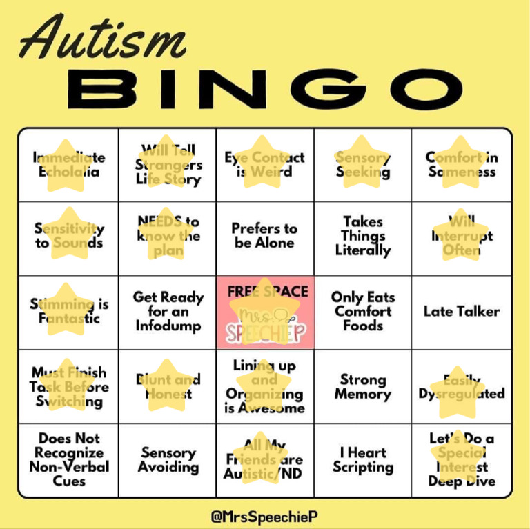 Autism Bingo A | PDF