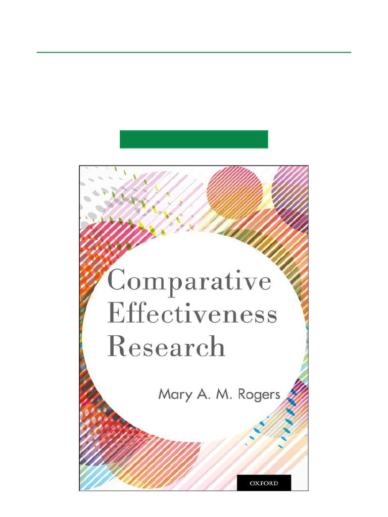 Comparative Effectiveness Research Insights | PDF | Medical Diagnosis ...