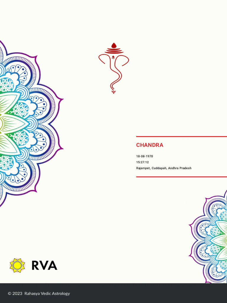 Chandra - RVA Software | PDF