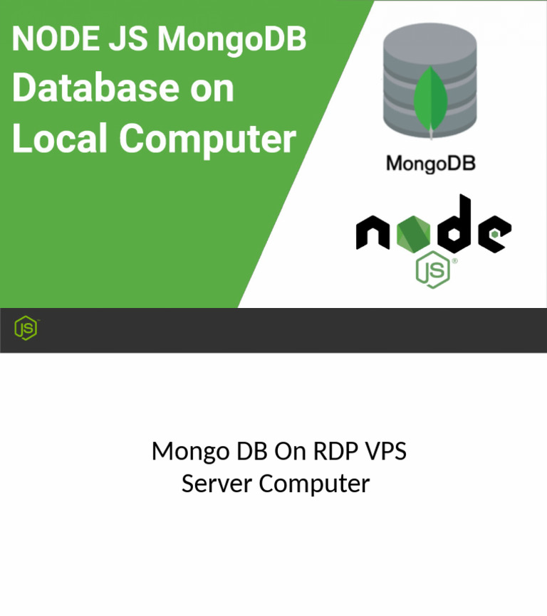 12 Node Js MongoDB Self Server | PDF
