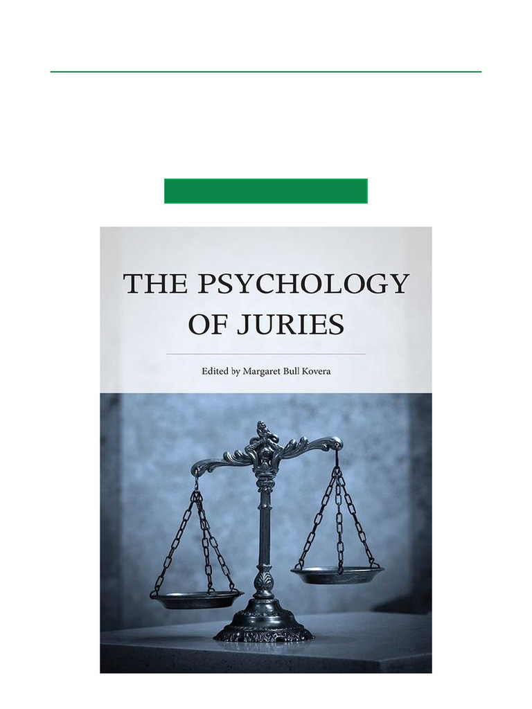 The Psychology of Juries Full-Feature Download | PDF | Jury Trial | Prosecutor