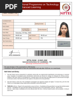NPTEL Exam Instructions and Guidelines | PDF