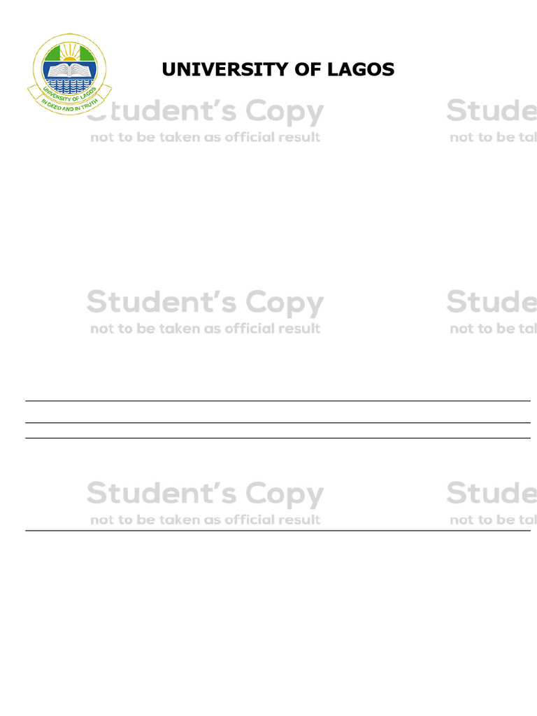 Oladipupo Abiola Olugbodi - Transcript 1 | PDF