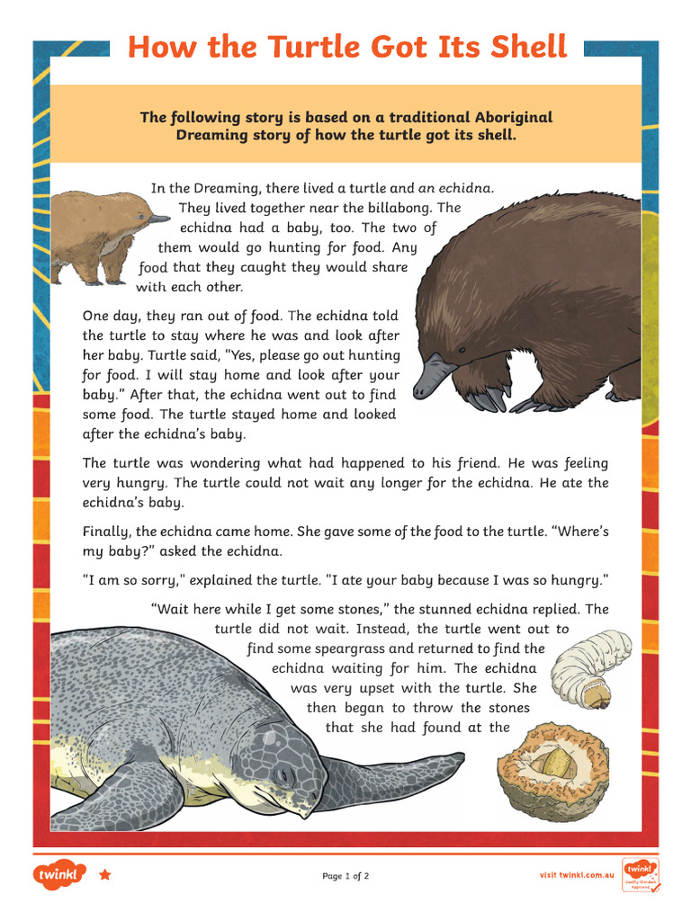 How The Turtle Got Its Shell View | PDF