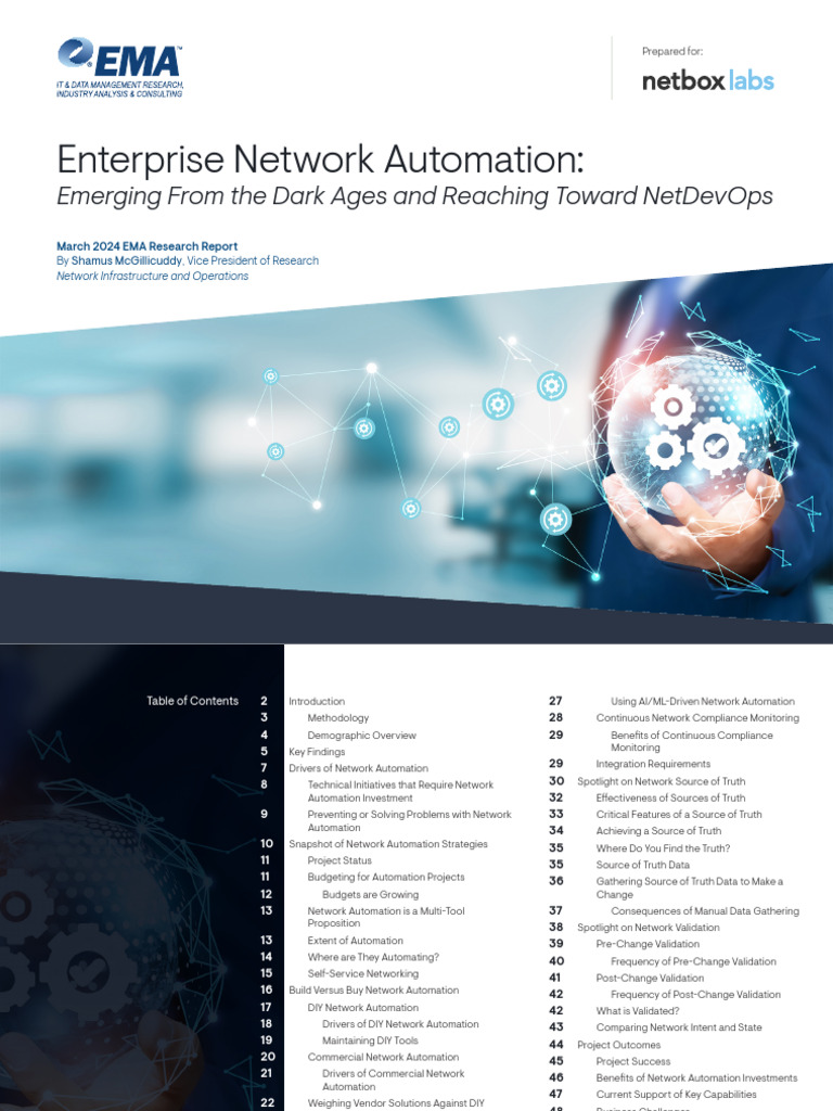 EMA7235 Network Automation RR NetBox Labs35 | PDF | Automation | Cloud ...