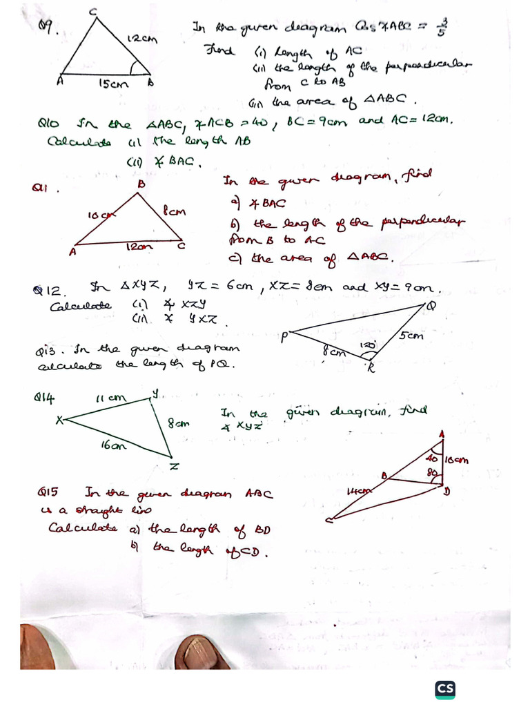 MATHS TRIANGLES | PDF