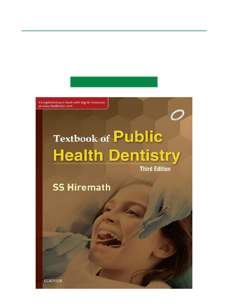 Textbook of Public Health Dentistry | PDF | Pharmacology | Health Sciences