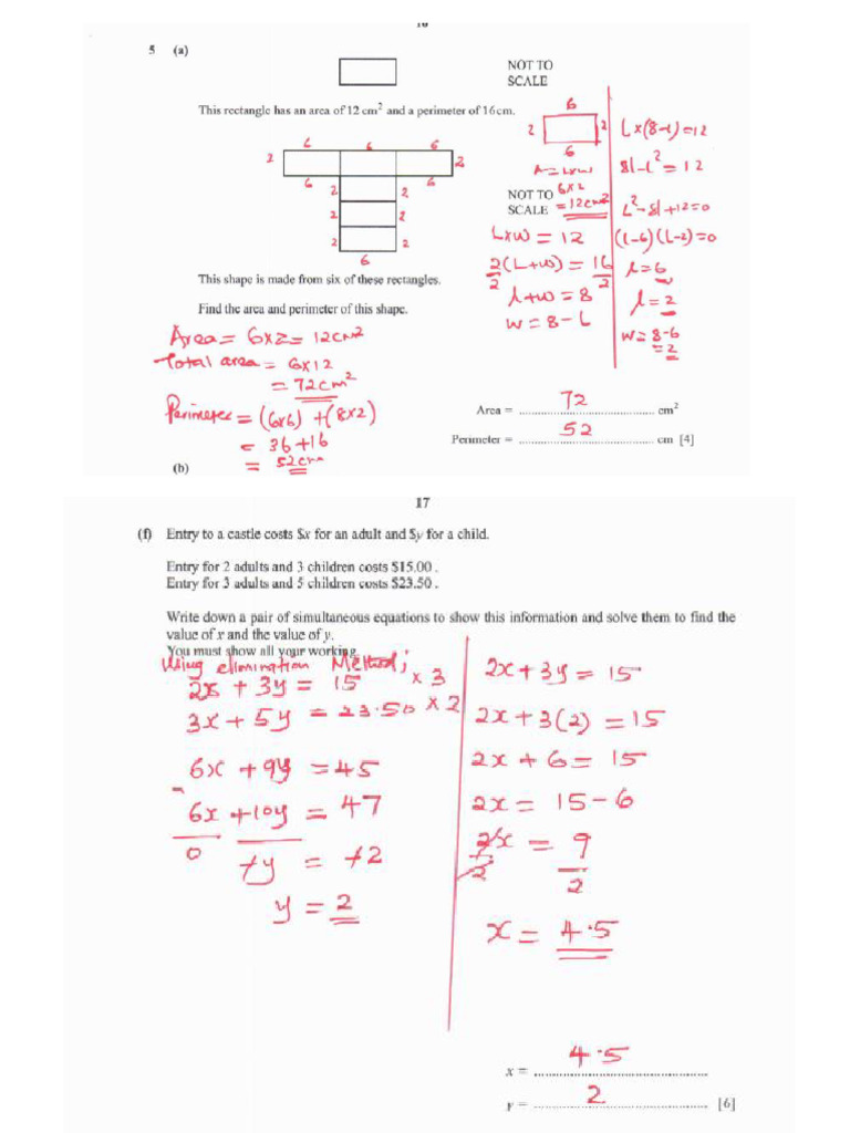 Math Pastpaper | PDF
