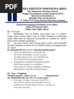 Teks Mc Natal Sekolah Minggu 2024 | PDF