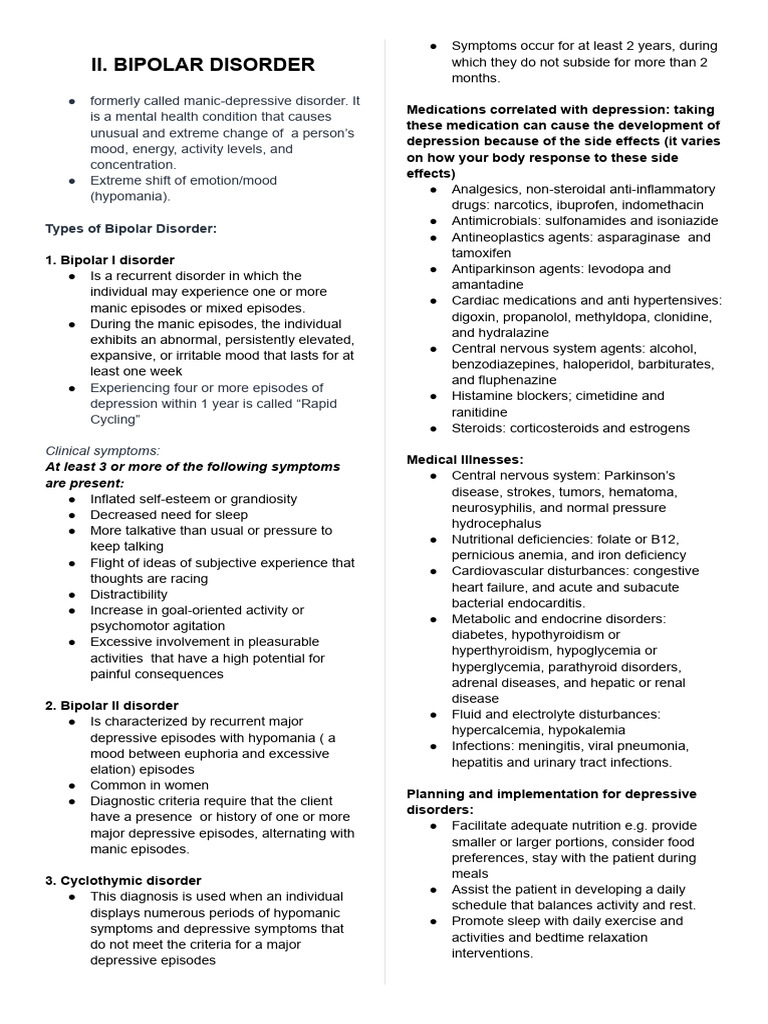 NCM-117-Midterm-4-Notes | PDF | Antidepressant | Selective Serotonin ...