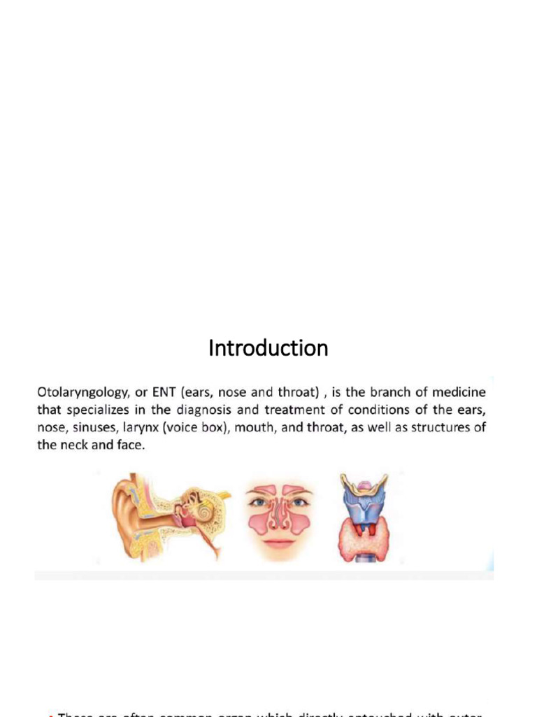 ENT for Nursing (1) | PDF