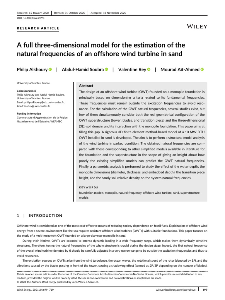 Alhoury 2020 A Full Three-Dimensional Model For The Estimation | PDF ...