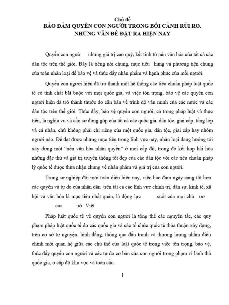 SBD 24 - Hồ Thị Hồng Nhiên - K15A11- Nội dung | PDF