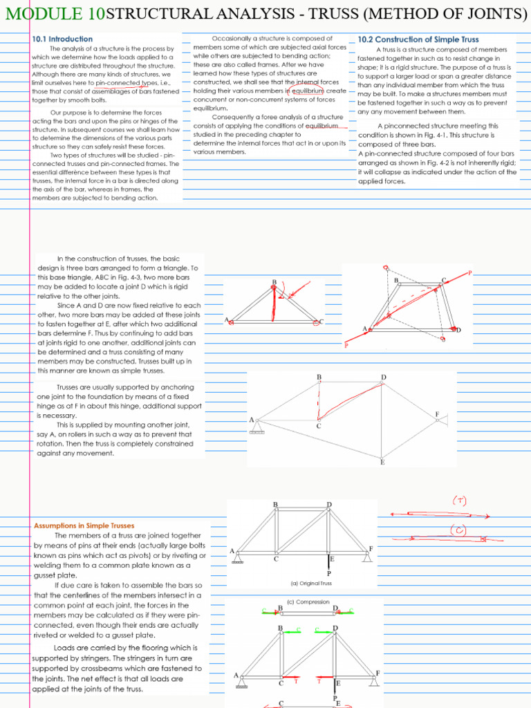 STATICS MODULE 10 | PDF