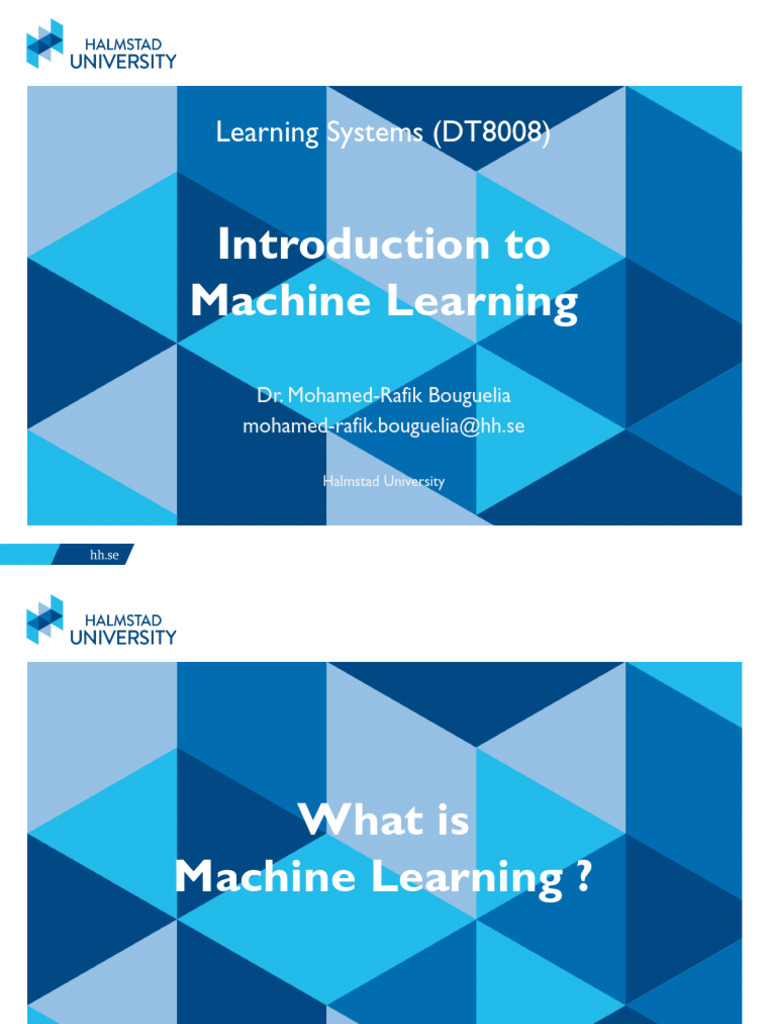 Introduction to Machine Learning Concepts | PDF | Machine Learning ...