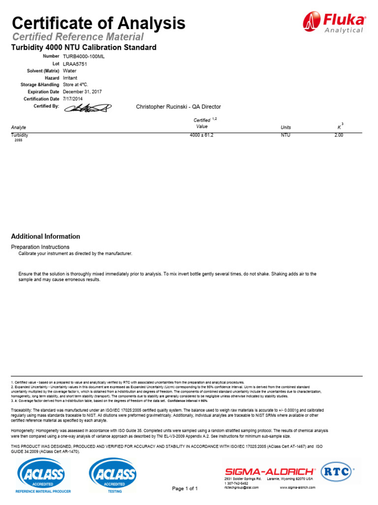 Sys Master - Pdfs - hc0 - He0 - 10136963448862 - COA - RTC TURB4000 100ML - ST WB CERT 1794007 1 ...