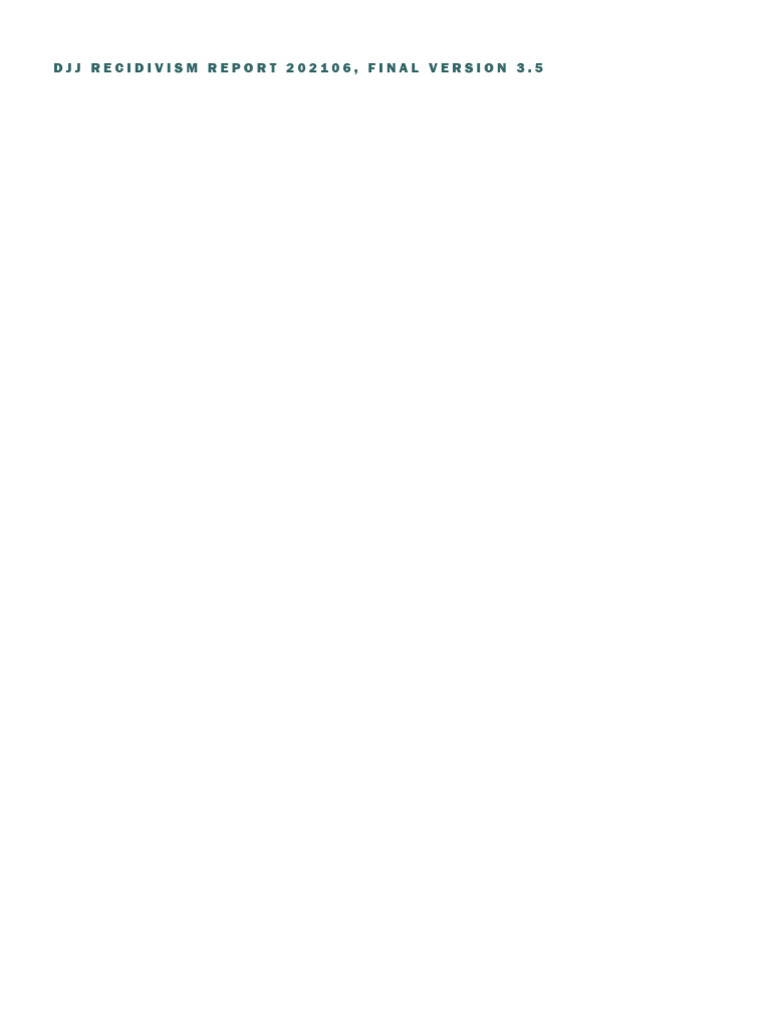 2020 RECID REPORT_FinalV3.5 (1) | PDF | Juvenile Delinquency | Recidivism