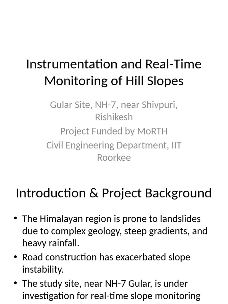 Hill Slope Modeling With Images | PDF | Landslide | Soil