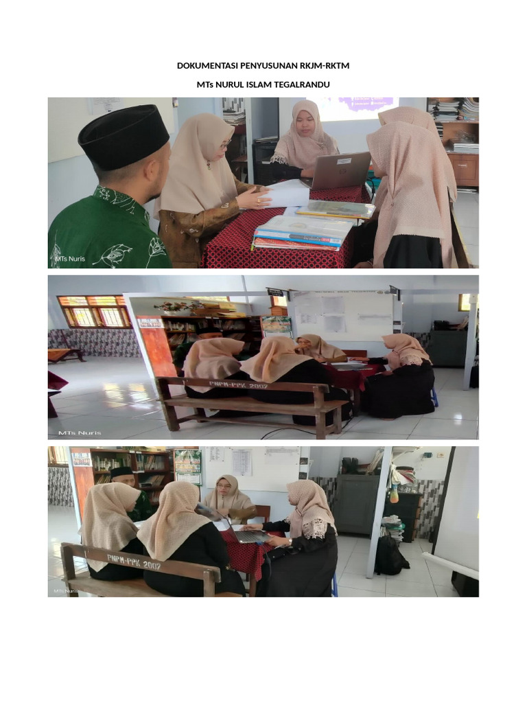 DOKUMENTASI PENYUSUNAN RKJM | PDF