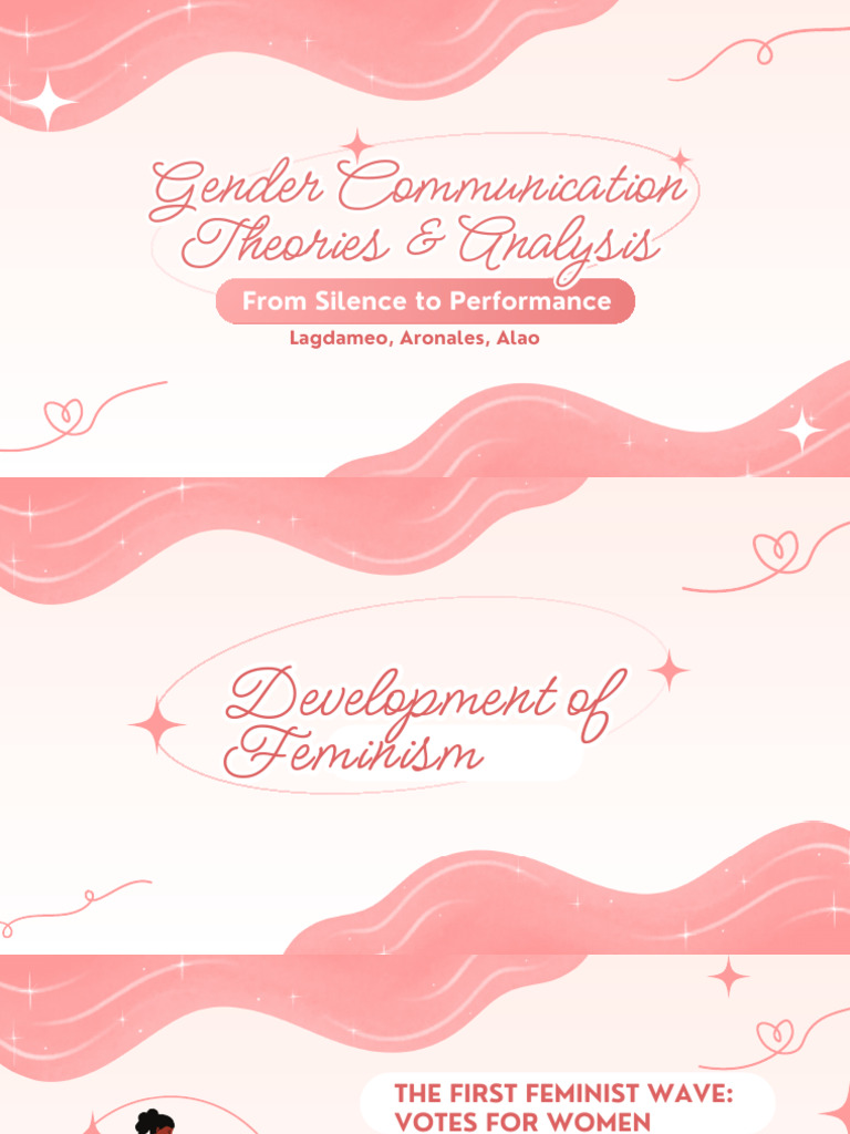 SC 195 Report - Alao, Aronales, Lagdameo | PDF | Feminism | Gender Studies