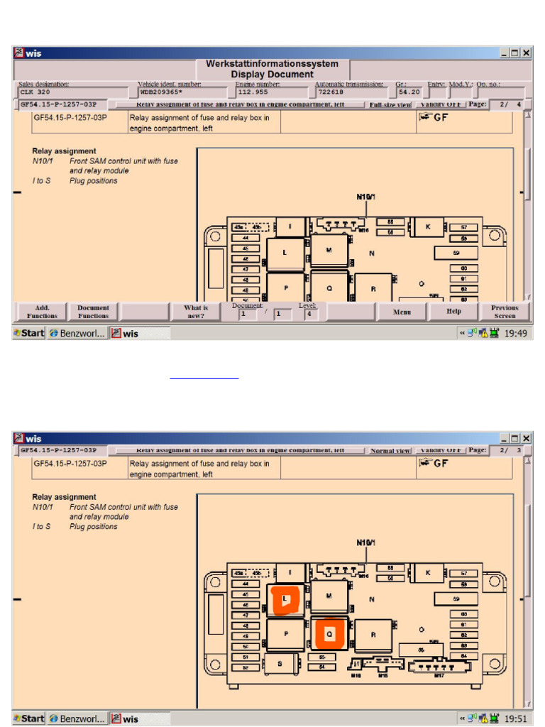 W209 N10-1 Relay Assignment | PDF